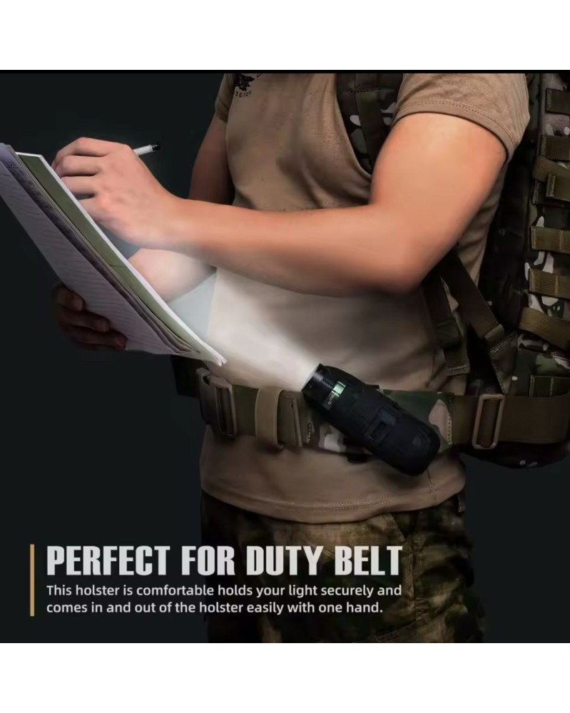 FUNDA TÁCTICA GIRATORIA LINTERNA